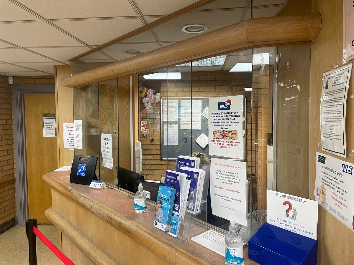 Frosted window film installation on a doctors surgery. | Cheltenham ...